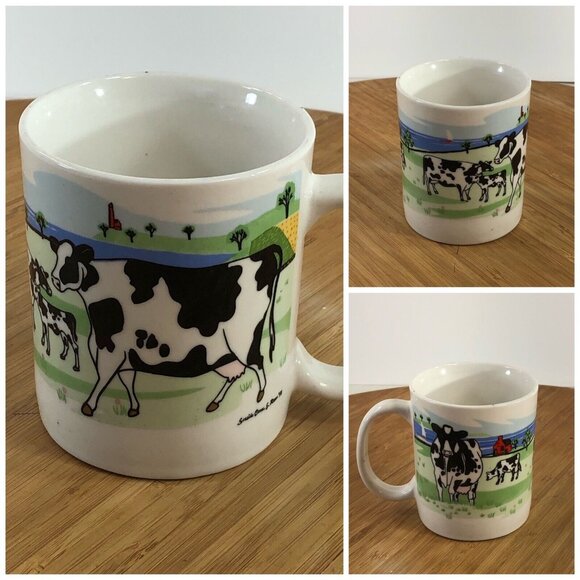 Unbranded | Kitchen | Vintage 998 Mug Road Trip Seaside Cows By E Rosen ...